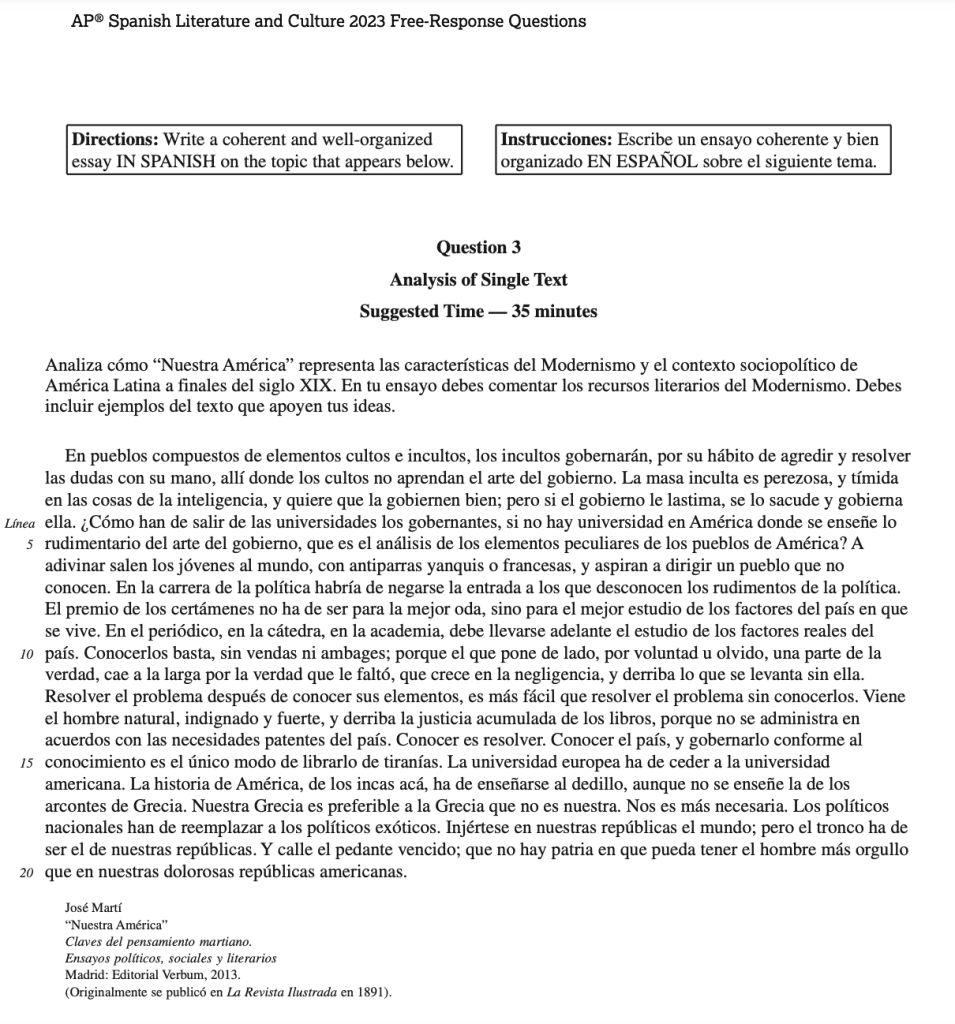 The Ultimate Guide to Acing the AP Spanish Literature and Culture Exam ...