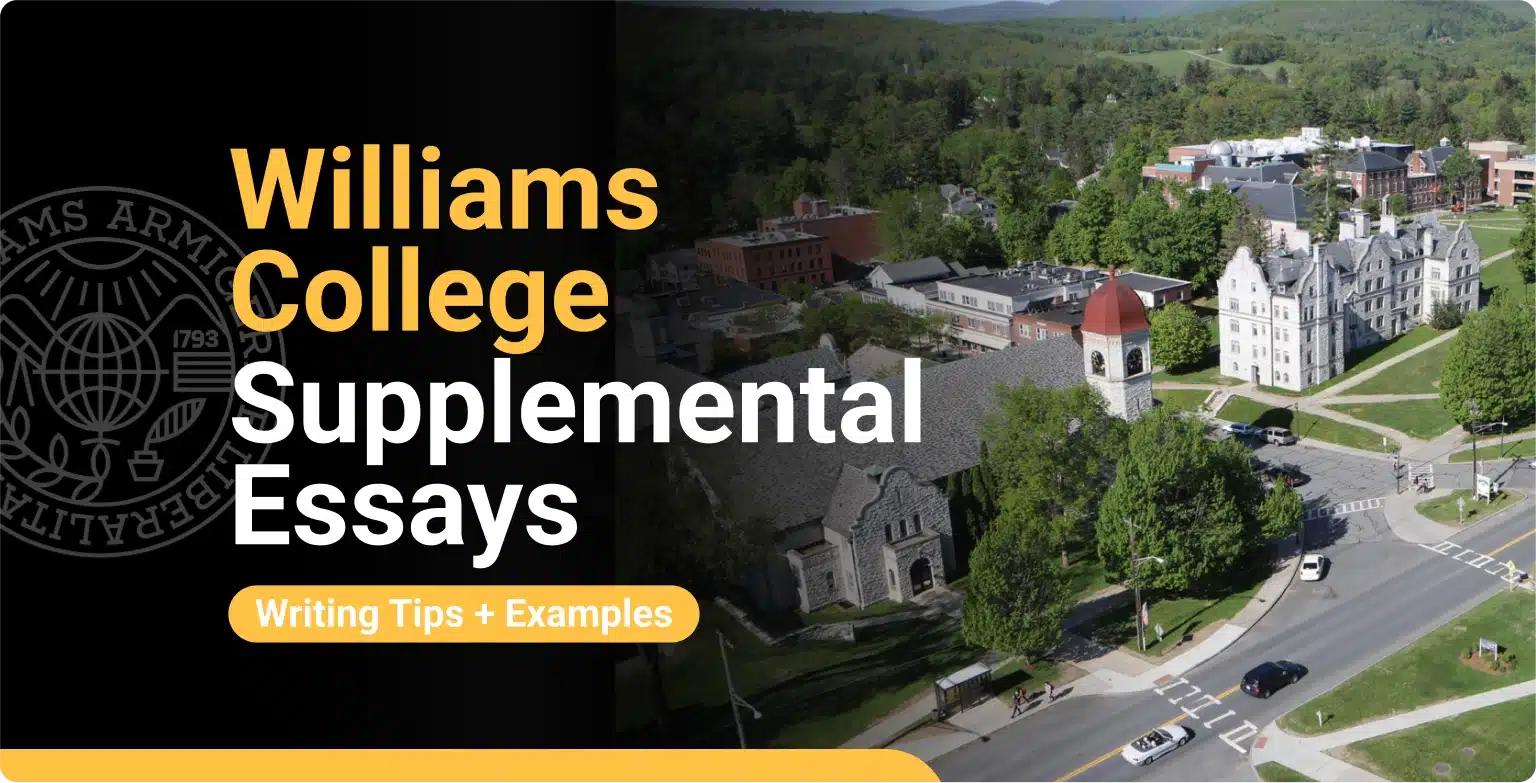 Williams Writing Supplement 2025-2026: Writing Tips + Examples ...