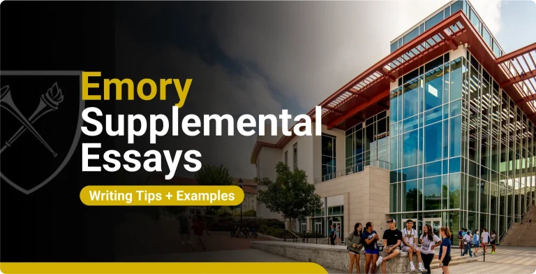 Emory Supplemental Essays 2025-2026: Writing Tips + Examples ...